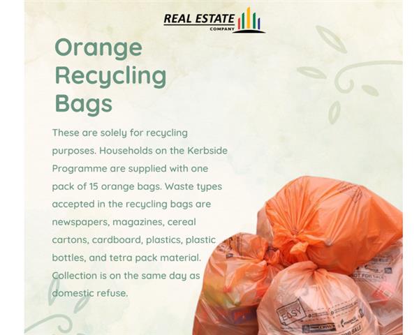 Orange Recycling Bags | General
